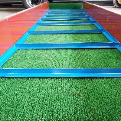 China 1000*6000 Alluvial Sand Gold Washing and Sluice Box with 98% Recovery Rate for sale