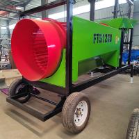 China Two Vibration Motor Portable Firewood Trommel Screen for Hassle-Free Farming for sale