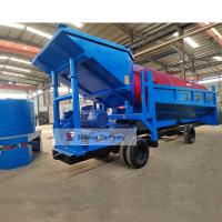 China Gold Trommel for Alluvial Gold Wash Plant Mobile Rotary Gold Mining Trommel Screen for sale