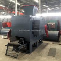 China Custom Coal Production Peat Fuel Briquette Extruder Machine with Big Roller Diameter for sale