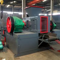 China Custom Coal Production Peat Fuel Briquette Extruder Machine with Big Roller Diameter for sale