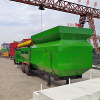 China 380V 415V Compost Rotary Mobile Trommel Screen Drum Sieve for Alluvial Gold Mining for sale