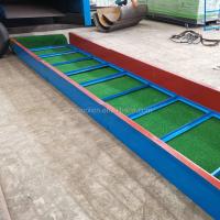 China 24-26mm Alluvial Gold Mining Gold Carpet Mat Sluice Plastic Grass with High Rigidity for sale