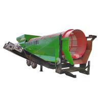 China Alluvial Gold Mining Machine Heavy Duty Mobile Trommel Screen for Mineral Separation for sale