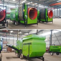 China 110v-440v Heavy Duty Rock Garbage Trommel Screen Mobile Mineral Separation Equipment for sale