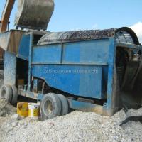 China Manufacturing Plant Sand Gold Washing Equipment Mobile Gold Washer Trommel for Colombia for sale