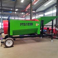 China Heavy Duty Mobile Alluvial Gold Mining Rotary Trommel Drum Screen for Compost and Soil for sale
