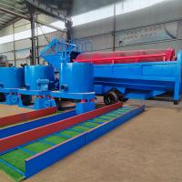 China Rock Feeding Size Less Than 300mm Mobile Trommel Gold Washing Plant with Concentrator for sale