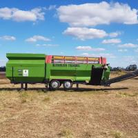 China High Capacity Compost Rotary Mobile Trommel Screen/Sieve with 3-45KW Electric Motor for sale