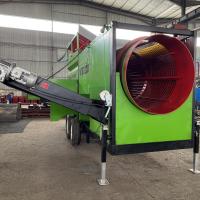 China High Capacity Compost Rotary Mobile Trommel Screen/Sieve with 3-45KW Electric Motor for sale