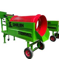 China Circular Garden Valley Organics Natural Organic Potting Soil Gravel Sand Topsoil Compost Trommel Screener for sale
