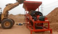 China Construction Works Rotary Trommel Drum Sifter Sieve Drum Screening Machine for Mining for sale