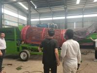 China Mobile Firewood Processor High Capacity Trommel Sifter Screen with Automatic Cleaning for sale