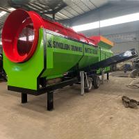 China 2023 Year Rotary Soil Screener Trommel Sieve for Mobile Compost Screening Plant for sale