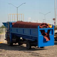 China Energy Mining Mobile Small Scale Mini Alluvial Gold Wash Plant for River Gold for sale