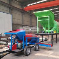 China Mini Tromel Portable Gold Mining Trommel Screen Washing Plant with High Capacity for sale