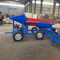 China 5T-10T Mobile Mini Gold Rotary Scrubber for Ghanaian Building Material Shops for sale