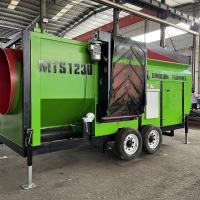 China Sprial Separator Depend on Firewood Chip Trommel Screen for Mobile Woodchip Sawdust Best for sale