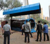 China 2200 KG Capacity Drum Sand and Gravel Separator with Stainless Steel Screen Material for sale