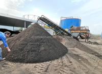 China 2200 KG Capacity Drum Sand and Gravel Separator with Stainless Steel Screen Material for sale