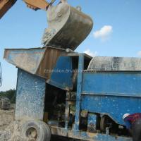 China 98% Efficiency Small Rotary Trommel Screen for Alluvial Gold Mineral Sand Stone Washing Plant for sale