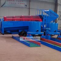 China 200t/h Portable Type Turnkey Rotary Drum Soil Gold and Rock Separator for Energy Mining for sale