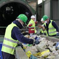 China Blue Garbage Sorting Machine for Sorting Recyclable and Mixed Waste Efficiently for sale