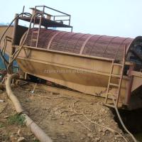 China Red Sandstone Rotary Drum Sieve Drum Screen for Sandstone Discharge Size as Requested for sale