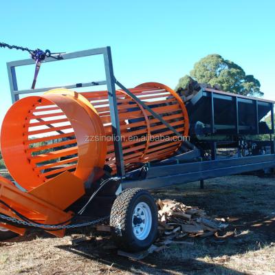 China Stationary Trommel Screen Sieve for Different Models and 380V/415V/440V Voltage Options for sale