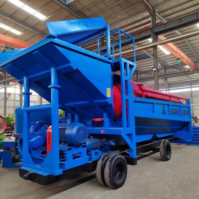 China Rotary Screen Gold Mining Equipment for Large Scale Sedimentary Gold Processing Plant for sale