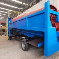 China Small Scale Mini Mobile Gold Grabber Trommel Screen As Per Different Model with 5.5KW for sale