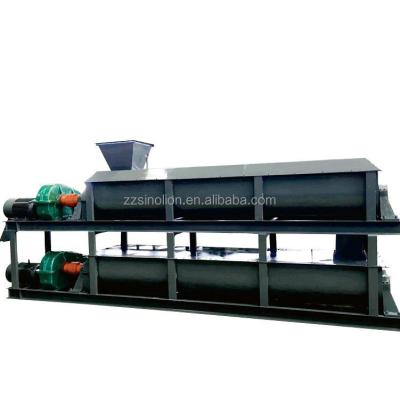 China Heavy Duty Double Shaft Coal Charcoal Mixer for Brick Production and Construction for sale