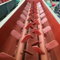 China Heavy Duty Double Shaft Coal Charcoal Mixer for Brick Production and Construction for sale