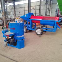China Mobile Gold Wash Plant Alluvial Trommel Screen with Conveyor Discharge Size as Request for sale