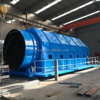China Waste Recycling Plant with Rubber Ball Cleaning System Feeding Size Less than 300mm for sale