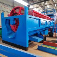 China High Rigidity Mobile Placer Gold Washing Plant 400 TPH Trommel Screen for Gold Mining for sale