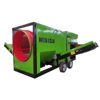 China Mobile Rotary Trommel Screen for Woodchips and Sawdust Feeding Size Less Than 300mm for sale