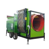 China Mobile Rotary Trommel Screen for Woodchips and Sawdust Feeding Size Less Than 300mm for sale