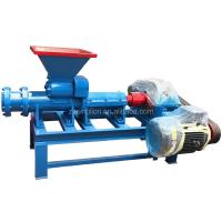 China 1000-3000kg/h Charcoal Bar Extruder Machine for Small Sawdust Rice Husk Briquette Making for sale