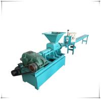 China Easy to Operate BBQ Extruder Charcoal Brown Coal Stick Rod Briquette Machine 700 KG for sale