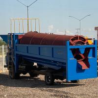 China Customized Sand Gold Mining Trommel Screen Washing Plant with Automatic Installation for sale