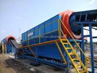 China Construction Works Rotary Magnetic Trommel Screen for Steel Metal Granule Separation for sale