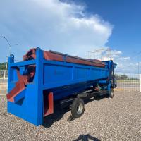 China Gravity Separator 100tph Mobile Gold Sand Washing Drum Machine Australia Gold Tromme Recovery Plant for sale