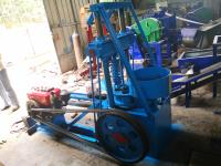 China Coal Breeze Raw Material Diesel Engine Charcoal Press Hexagon Briquette Making Machine for sale