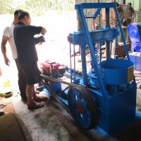 China Coal Breeze Raw Material Diesel Engine Charcoal Press Hexagon Briquette Making Machine for sale