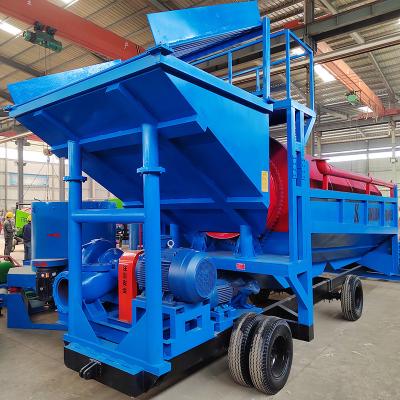 China Popular Small Trommel 200 Tph Alluvial Mine Trommel Designed for Energy Mining Industry for sale