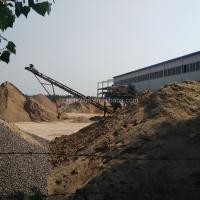 China Diesel Engine Sand Sifting Machine for Beach Sand 1-100mm Discharge Size 6mm Organics for sale