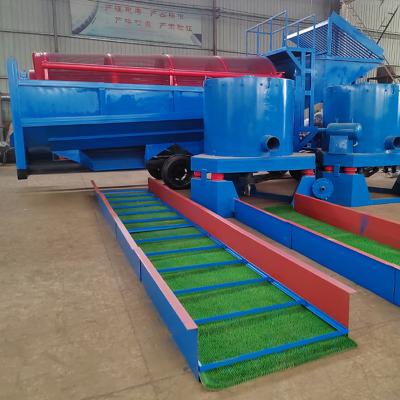 China Customized Making Alluvial Gold Diamond Washing Plant Mobile Mining Separation Equipment for sale