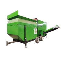 China 220-420V Mobile Round Garden Soil Sieve Topsoil Trommel Screen for Manufacturing Plant for sale