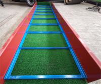 China Precise Gold Separation Mining Sluice Box with Gold Collecting Grass Mat Connected for sale